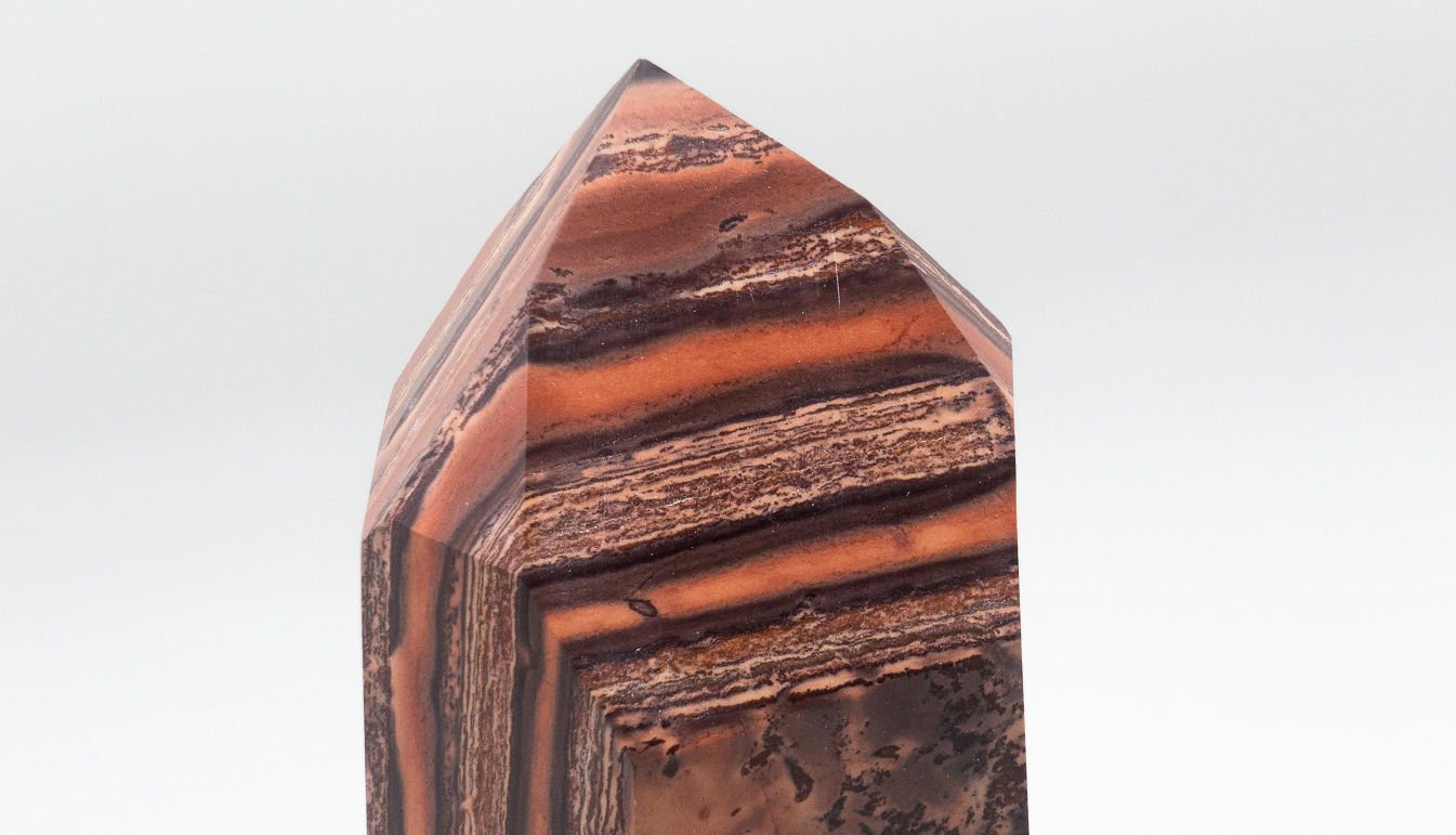Orange-Brown Banded Jasper Point | Creel and Gow