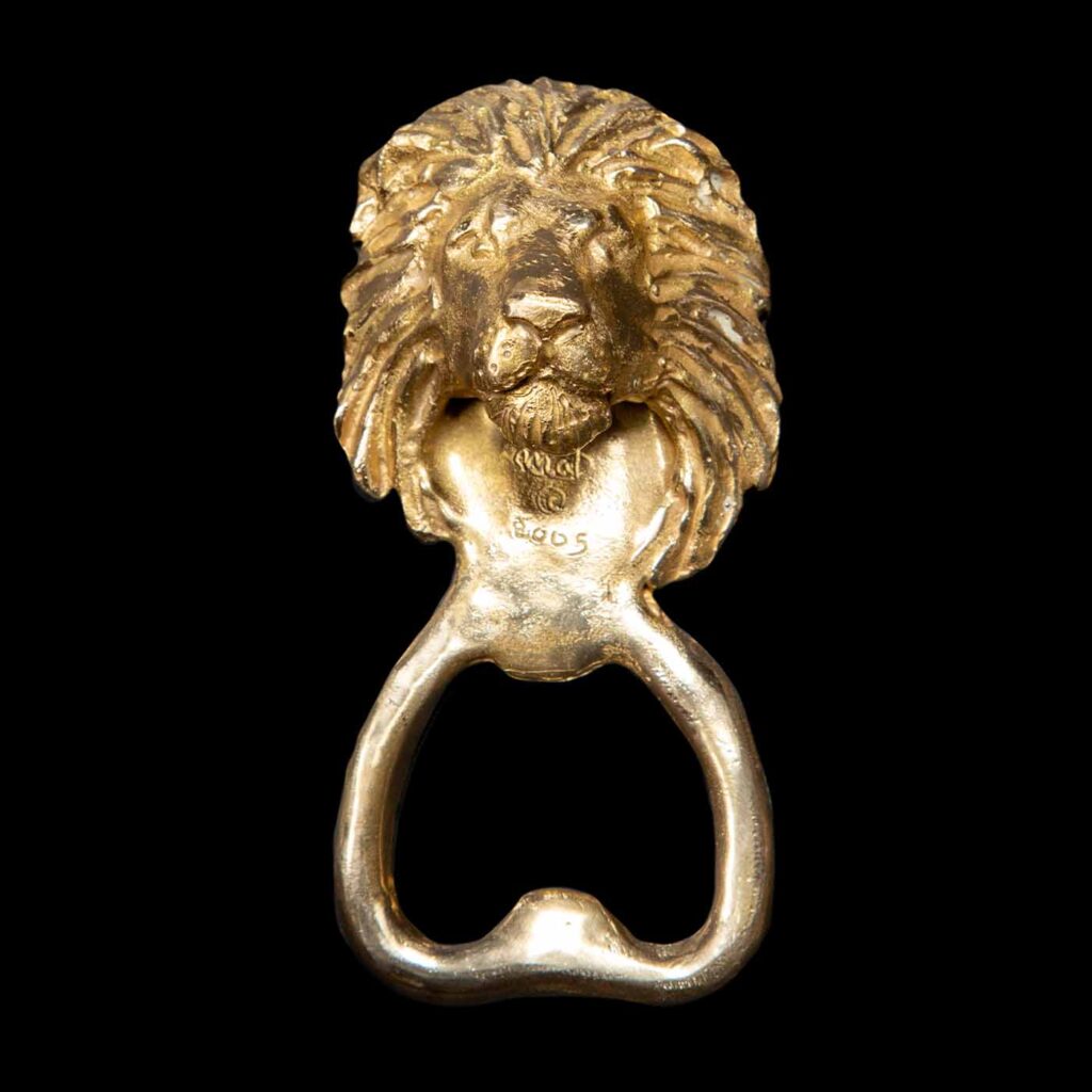 Brass Lion Bottle Opener | Creel and Gow