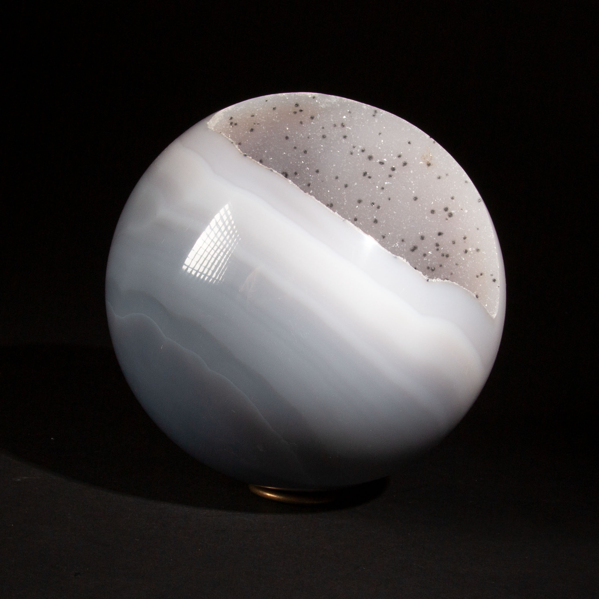 Agate Geode Sphere, 5.5" | Creel and Gow