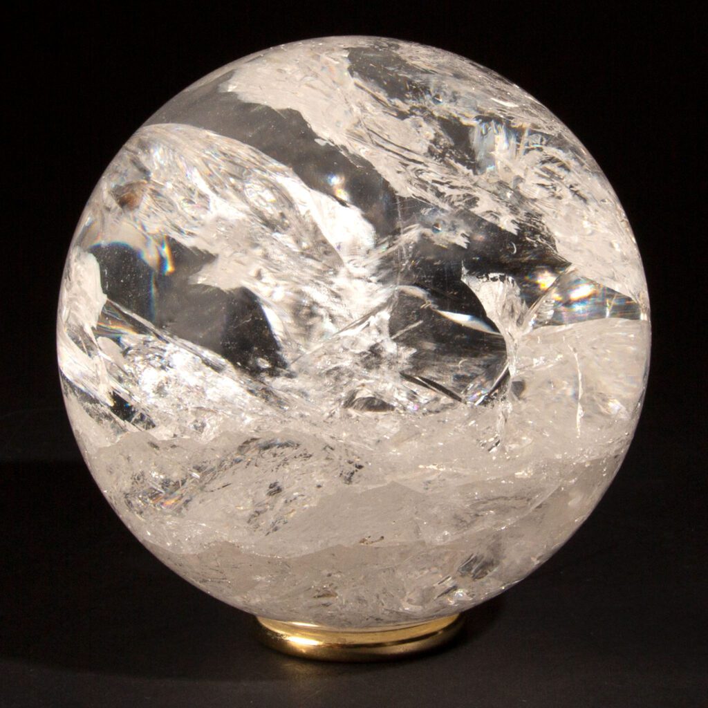 Rock Crystal Sphere, 4.5" | Creel and Gow