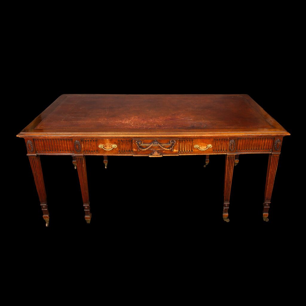 English George the III Partners Desk/ Center Table | Creel and Gow
